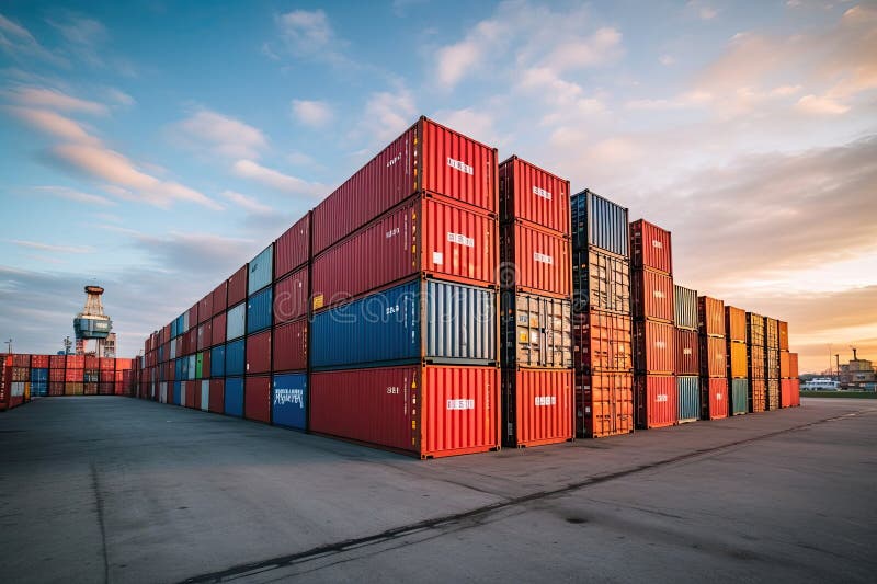 Modern System Transportation and Logistic Import Export , Generative AI ...