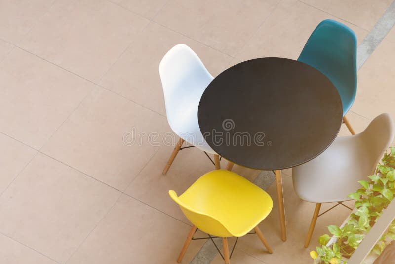 Modern table and chairs stock photo. Image of cozy, chair - 84627798
