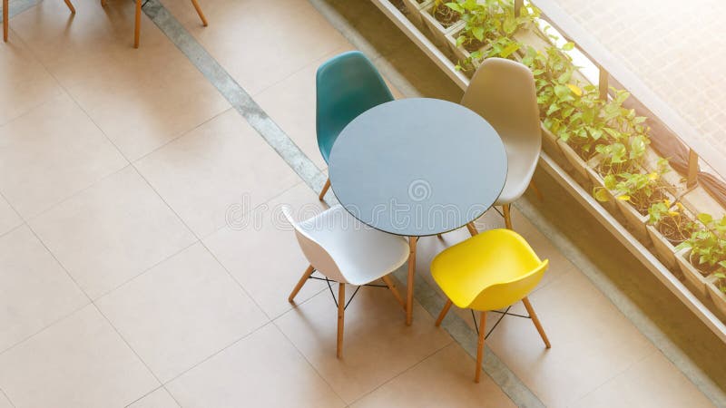 Modern table and chairs stock image. Image of dining - 84634307