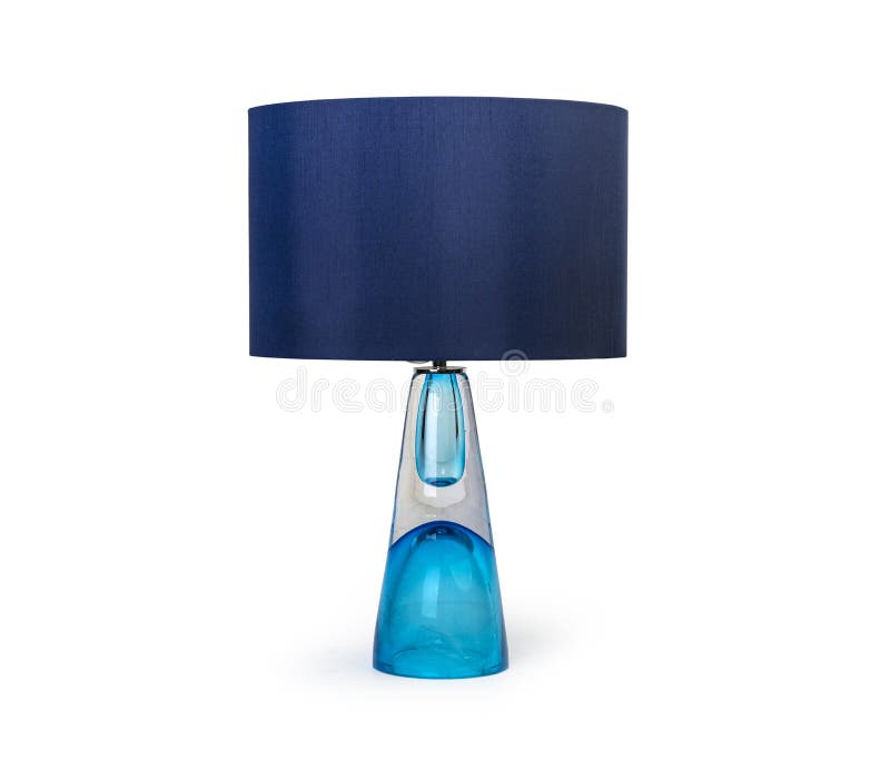 Modern Table Lamp Isolated on White Background Stock Image - Image of ...