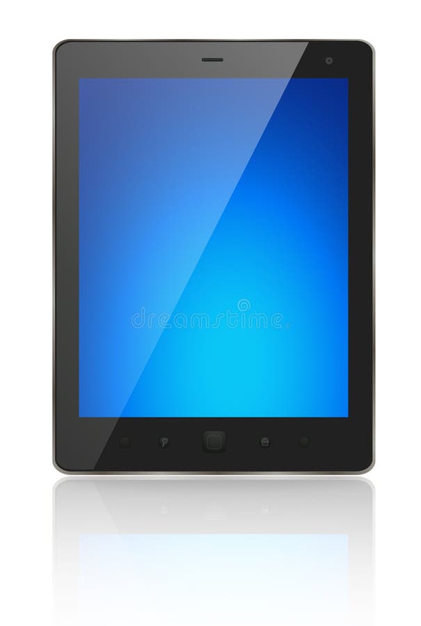 A modern tablet pc. stock illustration. Illustration of luxury - 23727567