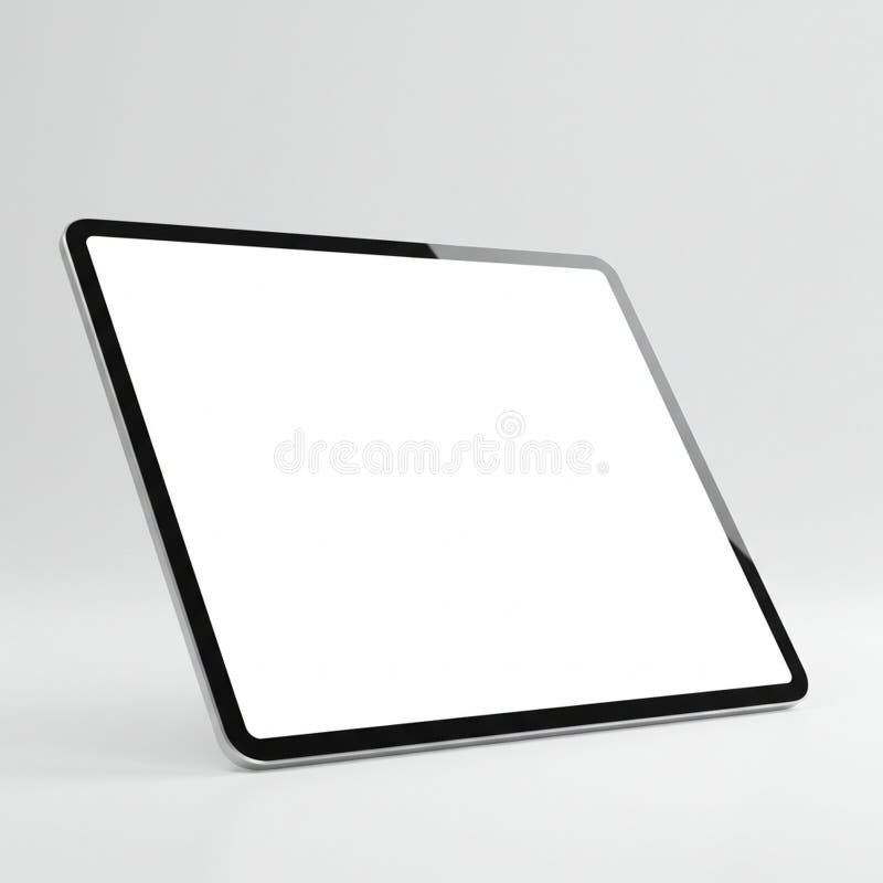 A Modern Tablet with a Sleek, Thin Design. it Has a Black Bezel ...