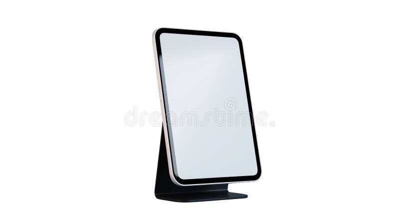 Modern Tabletop Mirror with Sleek Design and Transparent Background ...