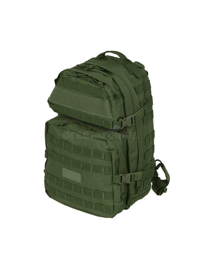 Modern Tactical Backpack with Zippers and Additional Pockets. Large ...
