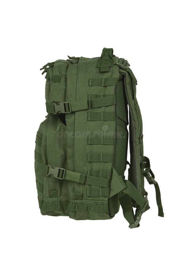 Modern Tactical Backpack with Zippers and Additional Pockets. Large ...