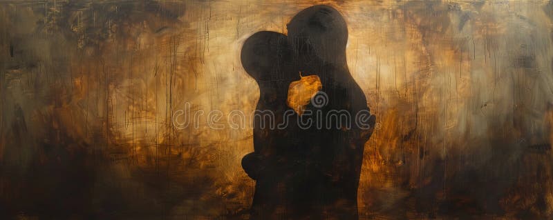 A Modern Take on the Prodigal Son, with Abstract Figures Representing ...