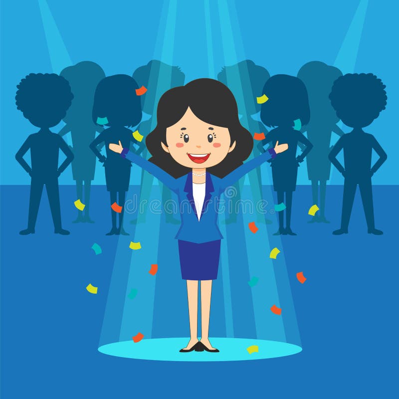 Modern Talent Search Composition Illustration Stock Vector ...