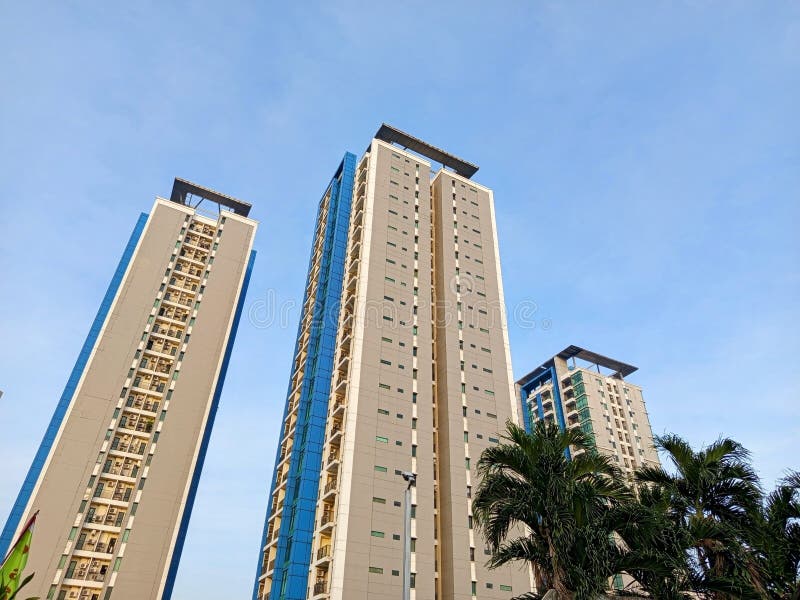 Modern Tall Buildings in Big City Stock Image - Image of architecture ...