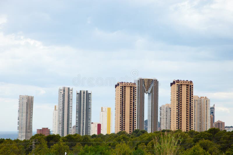 Modern Tall City Building Portrait Stock Photo - Image of contemporary ...