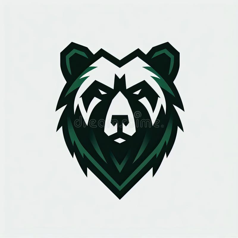 Modern Tattoo of Abstract Geometric Bear Stock Illustration ...