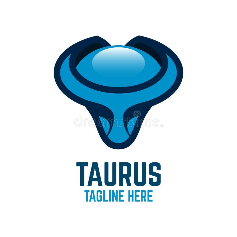 Modern Taurus Logo. Vector Illustration. Stock Vector - Illustration of ...
