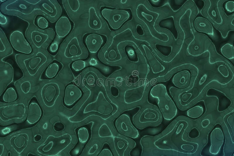 Modern Teal, Sea-green Pattern with Round Forms Digitally Drawn Texture ...