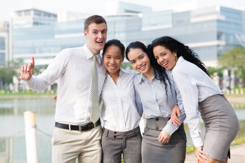 Modern team stock photo. Image of conceptual, asian, partnership - 37845562