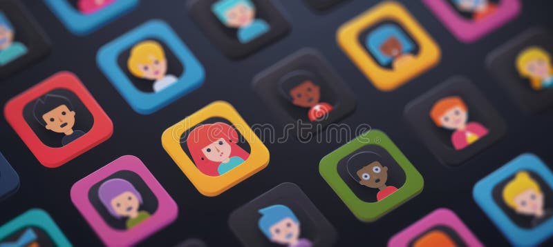 Modern Team Collaboration Tool Design Featuring Iconography and ...