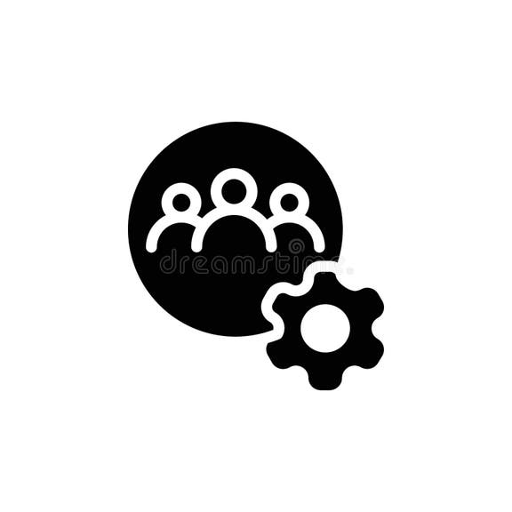 Modern Teamwork Icon Web Design in Vector Stock Vector - Illustration ...