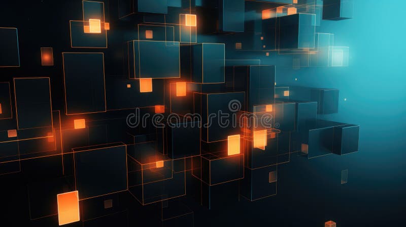 Modern Tech Abstract Background, Abstract Illustration Stock ...