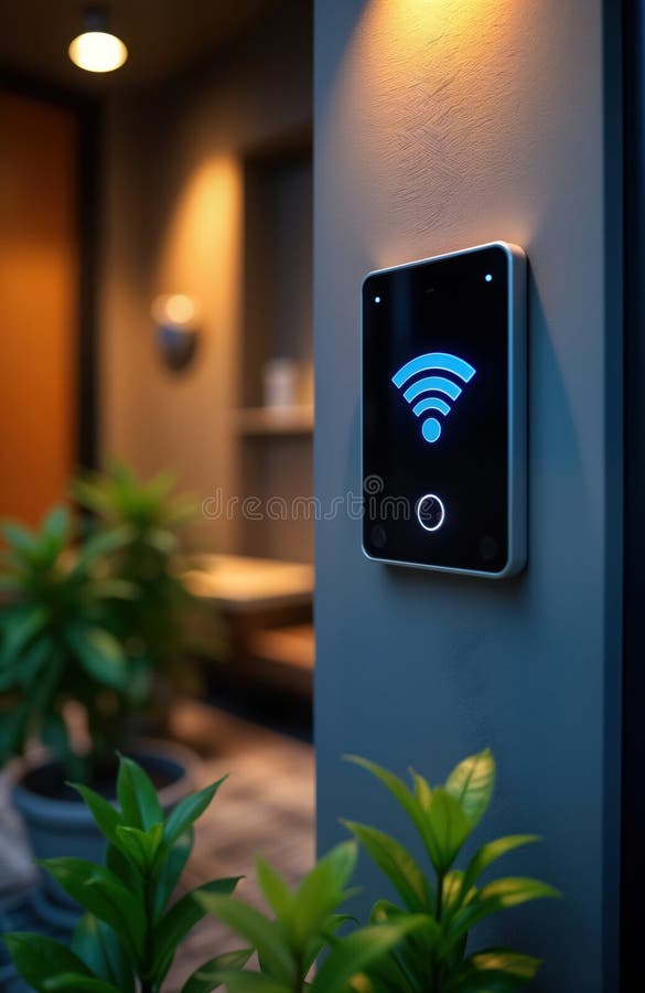Modern Tech Access Panel Installed on Wall in Modern Living Space ...