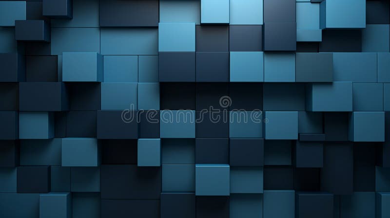 Modern Tech Background with Perfectly Aligned Multisized Blocks Stock ...