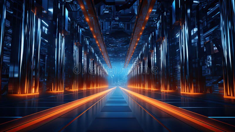 Modern Tech Background: a Stunning High-Definition Image AI Generated ...