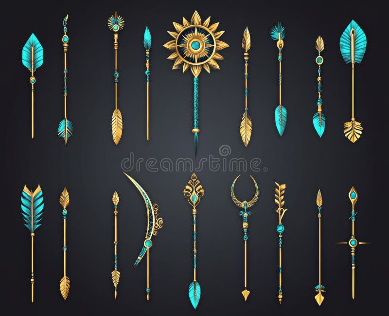 A Modern Tech Engineering Illustration on a Dark Background, Including ...