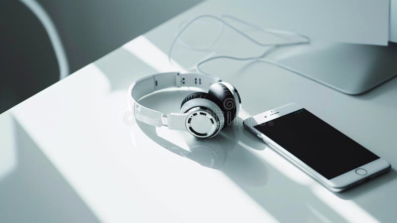 Modern Tech Gadgets, Including Sleek Smartphone and Stylish Headphone ...