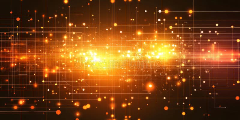 Modern Tech-inspired Background with Circuit Patterns and Glowing Lines ...