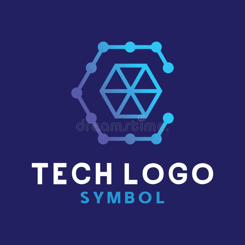 Modern Tech Logo Design Inspiration Stock Vector - Illustration of ...