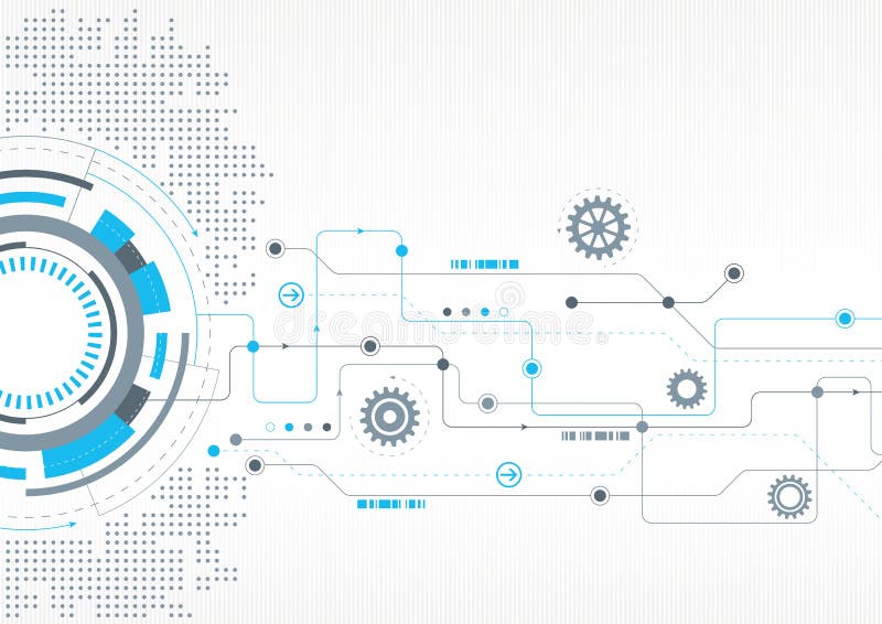 Modern Technical Design stock vector. Illustration of arrow - 65427166