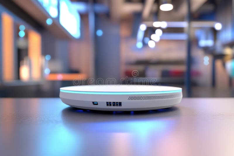 Modern Technological Device on a Sleek Table in a Contemporary ...