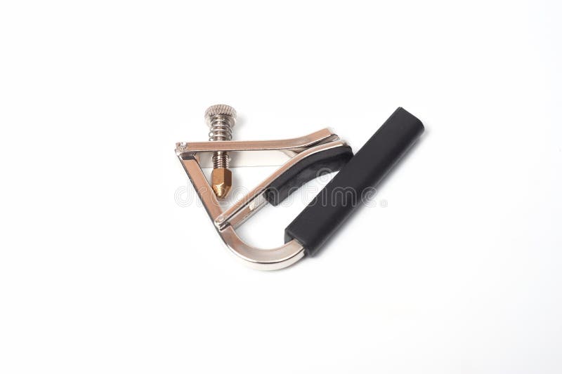 Modern Technological, Metal Capo with a Spring Clamp for Guitar Stock ...