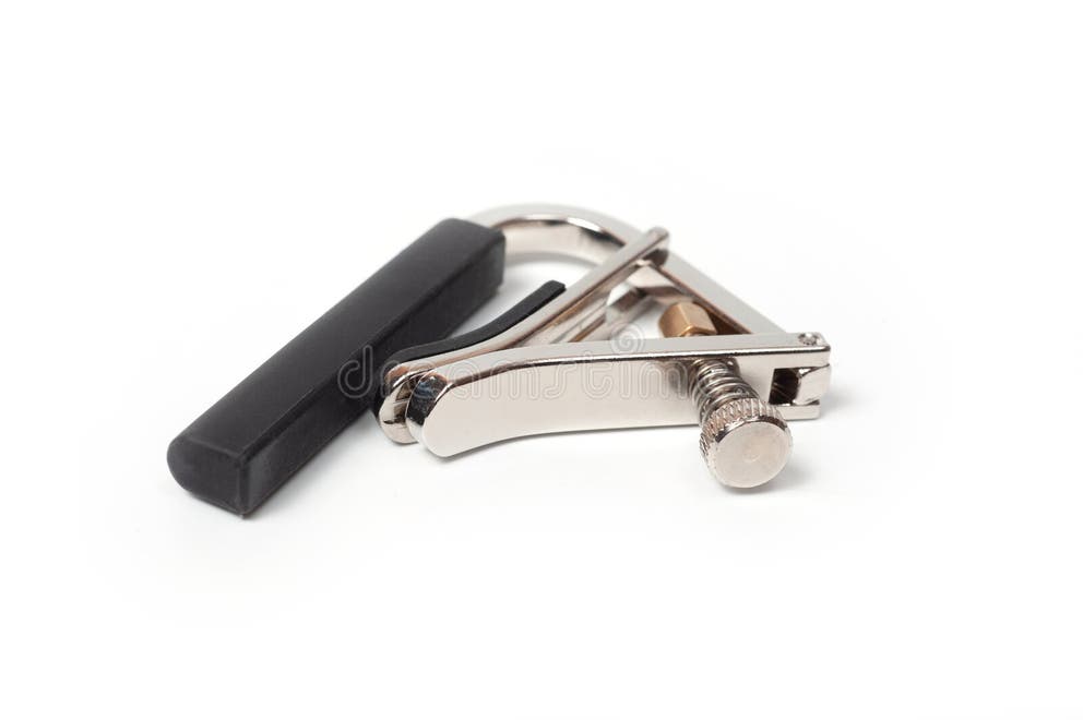 Modern Technological, Metal Capo with a Spring Clamp for Guitar Stock ...