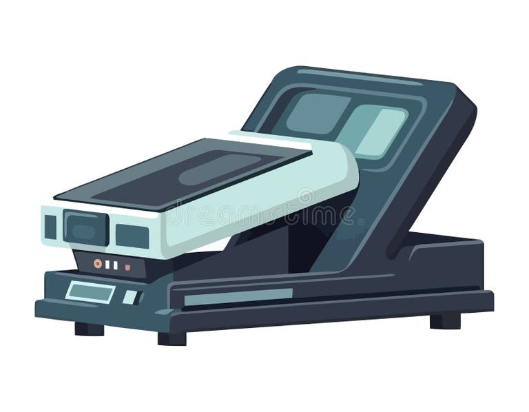 Modern Technological Office Scanner Stock Vector - Illustration of ...