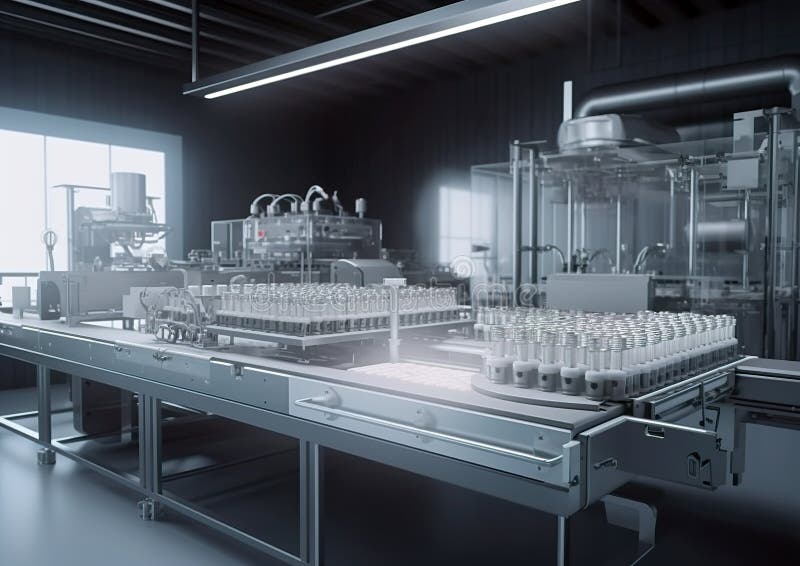 Modern Technological Solutions in the Pharmaceutical Industry Stock ...