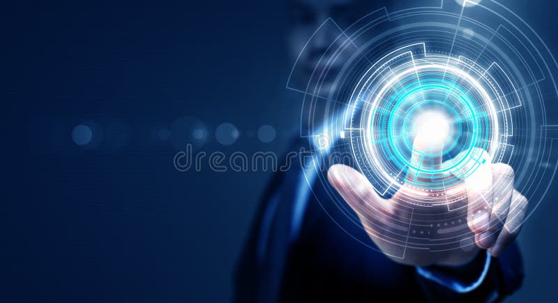 Modern Technologies In Business Stock Image - Image of male ...