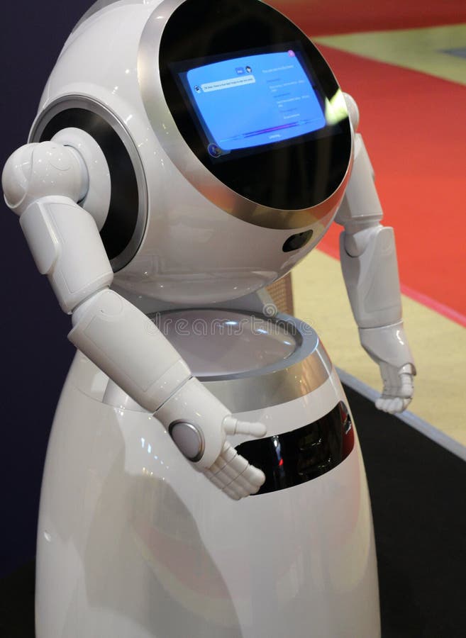 Modern Technologies for the Development of Robot Assistants Stock Photo ...
