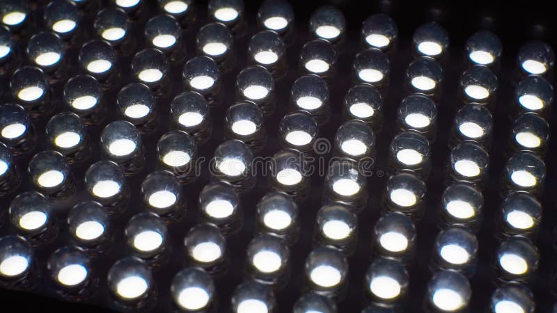 LED Elements Glowing from Electricity. Stock Footage - Video of closeup ...
