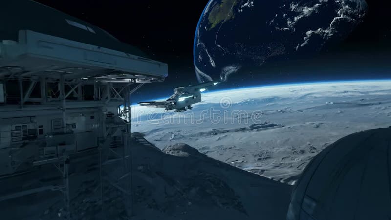 Modern Technologies for Organizing Human Colonies on Other Planets. Stock Footage - Video of ...