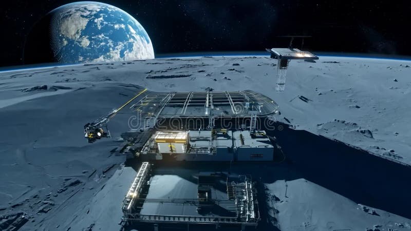 Modern Technologies for Organizing Human Colonies on Other Planets. Stock Video - Video of ...