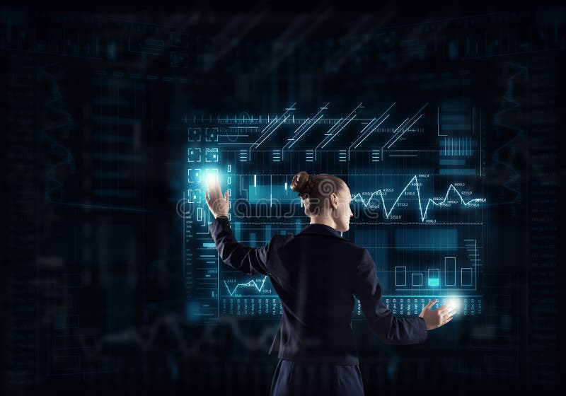 Modern technologies in use stock photo. Image of contact - 64508136