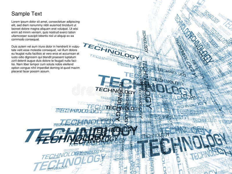 Modern Technology Abstract stock illustration. Illustration of design ...