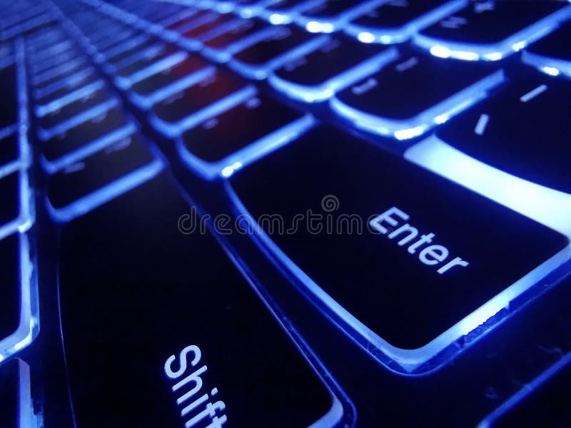 Modern Technology Background. a Computer Keyboard is an Input Device ...