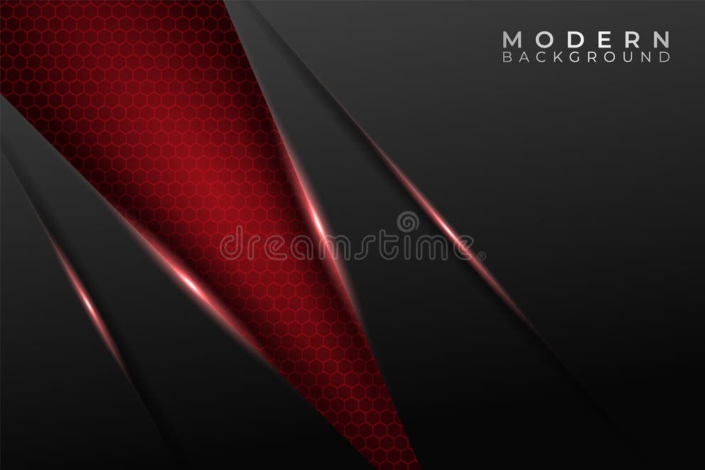 Modern Technology Background Futuristic Diagonal Glowing Red with ...