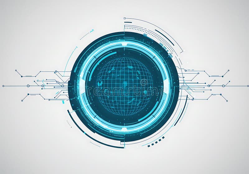 Modern Technology Backgrounds Stock Illustration - Illustration of ...