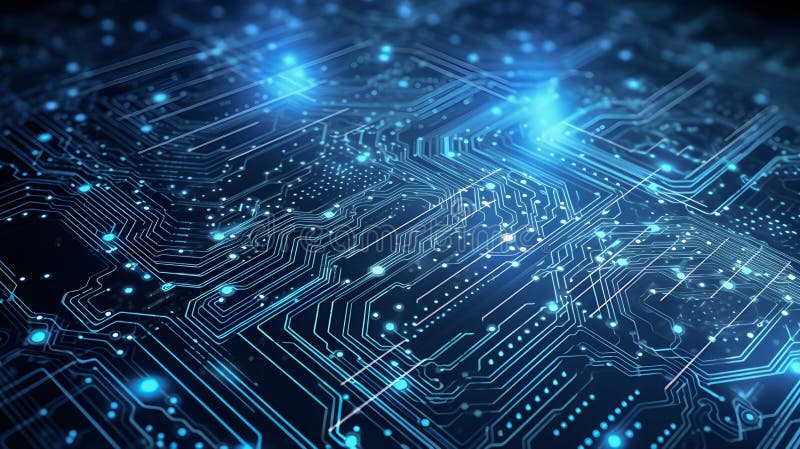 Modern Technology Circuit Board Illustration, Texture Background Design ...