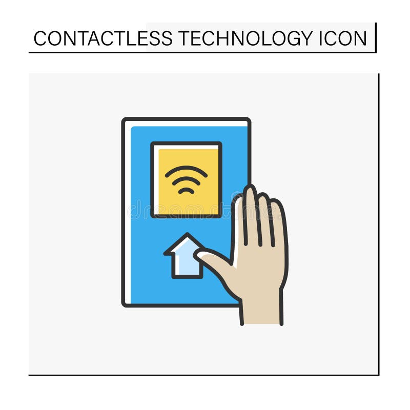 Touchless Technology Stock Illustrations – 575 Touchless Technology ...