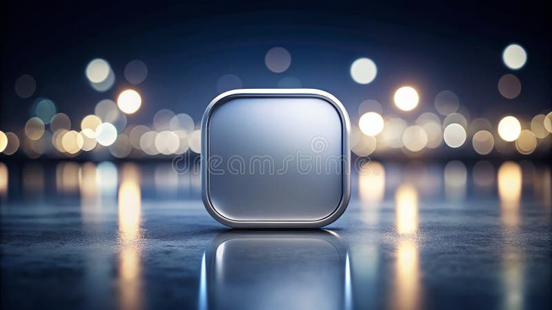 Modern Technology Concept Abstract Rounded Square Design with White and ...