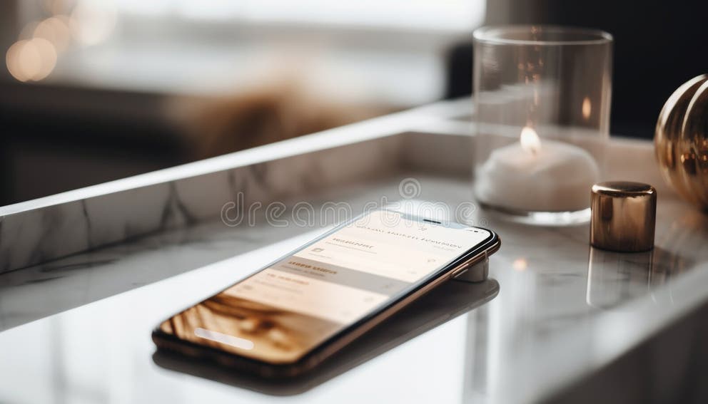 Modern Technology Connects Us To Global Communications Indoors ...