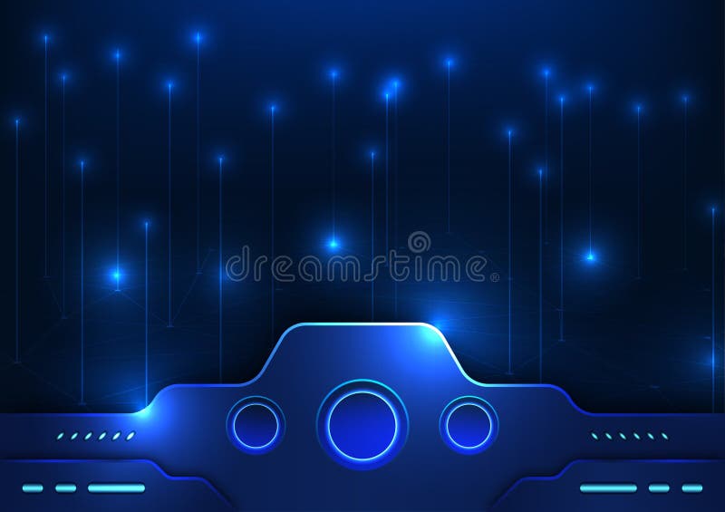 Modern Technology Control Screen Background it is a Screen Stock Vector ...