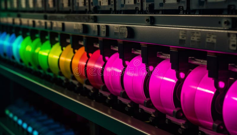 Modern Technology Controls Machinery in Factory for Efficient Business ...