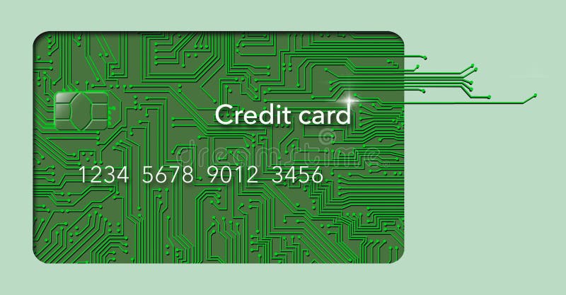 Modern Technology in Credit Card Security and Efficency is Illustrated ...